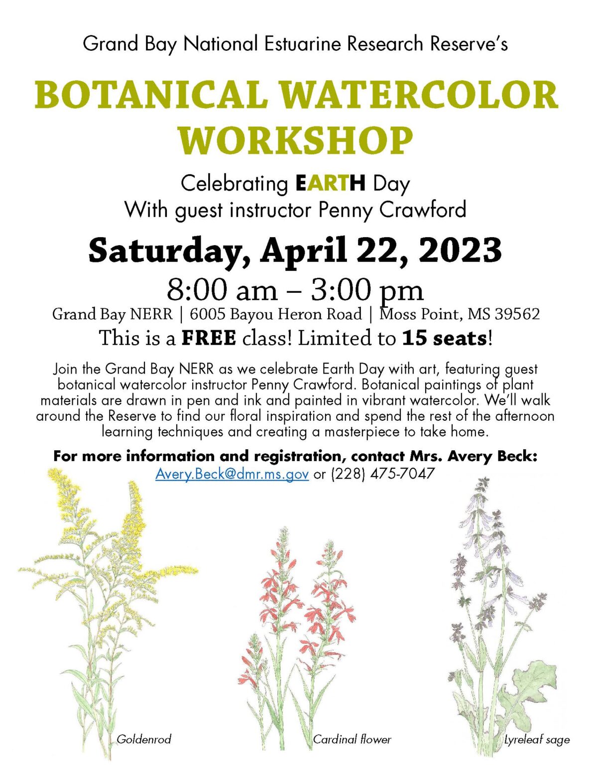 Botanical Watercolor Workshop